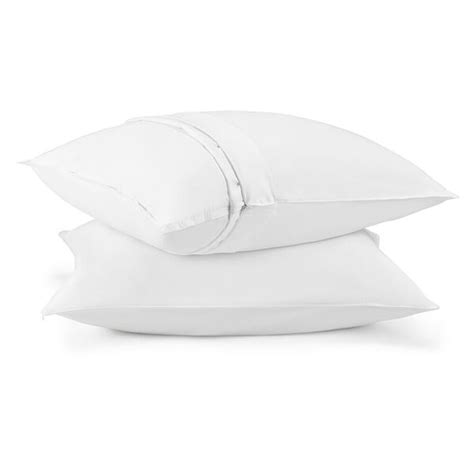 Restful Nights 233 Thread Count Cotton Antimicrobial Pillow Protector Set Pacific Coast Feather