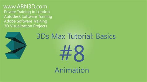 Tutorial 3ds Max Basics 8 Animation Youtube