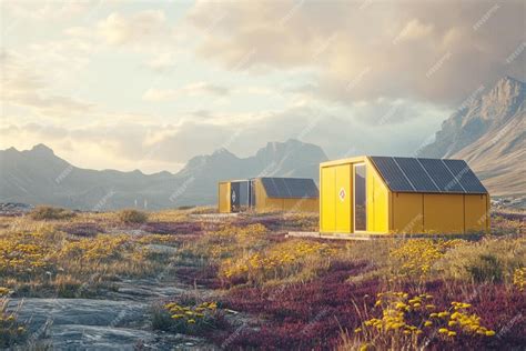 Renewable Energy Microgrid Premium Ai Generated Image