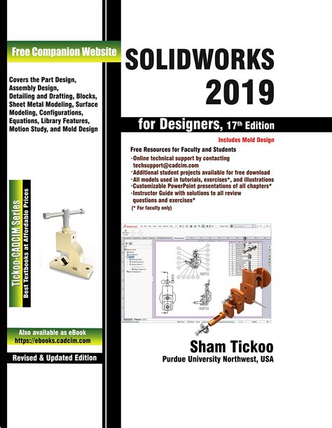 Solidworks 2019 For Designers 17th Edition 9781640570511 Prof Sham Tickoo Purdue
