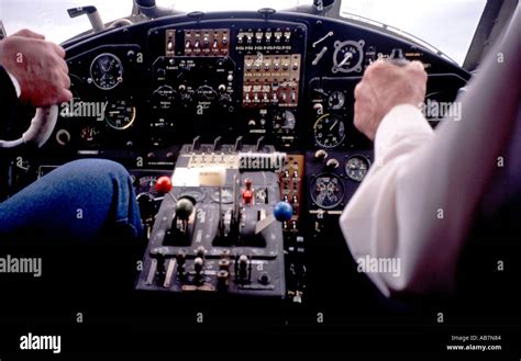 Cockpit Of The Antonov An Plane Stock Photo Alamy