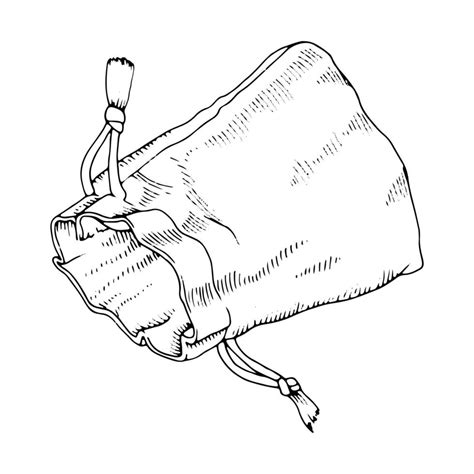 Drawstring Pouch Vector Art Icons And Graphics For Free Download