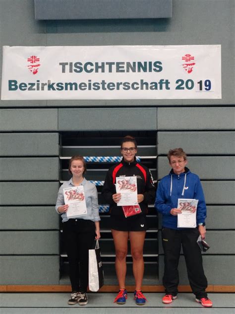 Die Neuen Tischtennis Bezirksmeister Im Tt Bezirk Oberpfalz Süd Wurden Gekürt Bayerischer