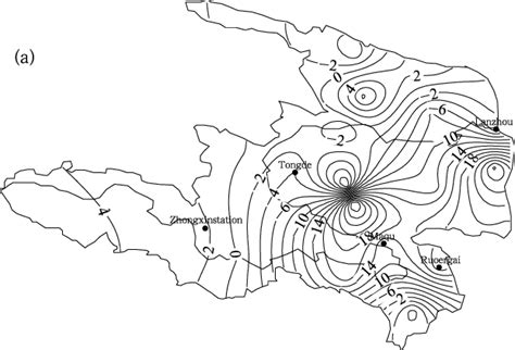 Distribution Of Nonlinear Tendency For Precipitation A Spatial