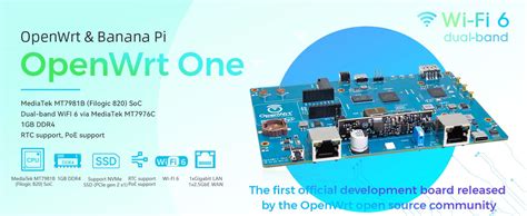 Amazon Com WayPonDEV Banana Pi WiFi 6 OpenWrt One Router Board Wireless Dual Band Internet