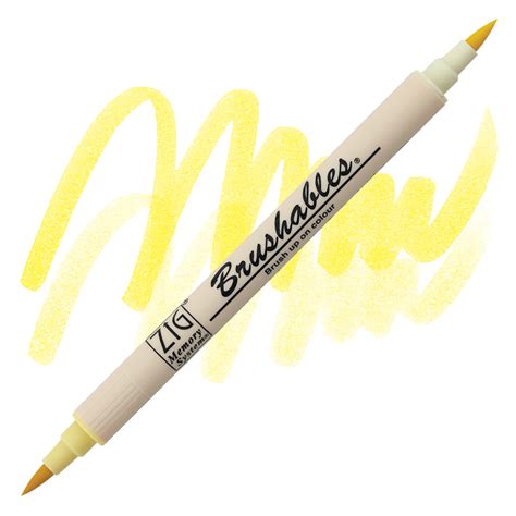 Zig Brushables Dual Tip Marker Butter BLICK Art Materials