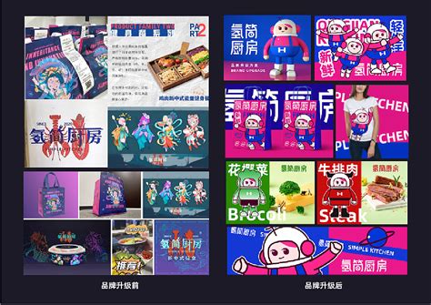 氢简厨房 武汉轻食品牌设计升级逸冰品牌设计 站酷zcool