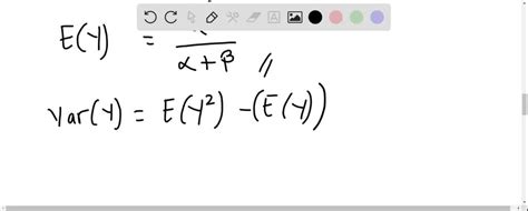 solved let πfollow a beta α β model formulas for the mean mode