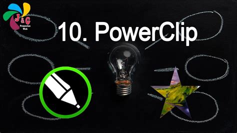 10 Curso Coreldraw 2018 Powerclip Youtube