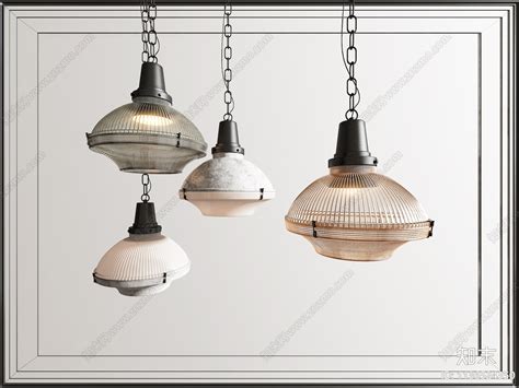 工业风吊灯su模型下载【id1136524350】知末su模型网