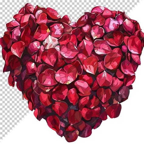 투명한 배경에 분리 된 장미 꽃 Png 프리미엄 Psd 파일