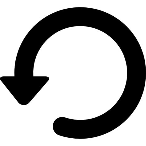 Linha Seta Circular Download Ícones Gratuitos