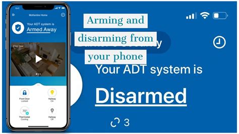 HOW TO Arm And Disarm Your ADT Command Panel From ADT Control App YouTube
