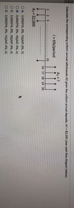 Solved Calculate The Corresponding Uniform Annual Chegg Com