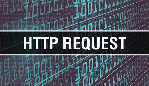 REQUEST Concept Illustration Using Code For Developing Programs And App REQUEST