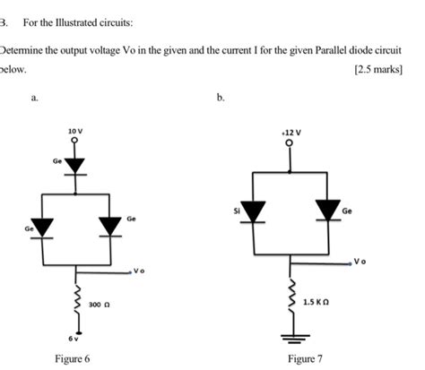 Solved B For The Illustrated Circuits Determine The Output