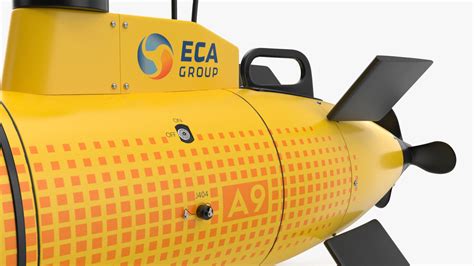 3d Autonomous Underwater Vehicle A9 Eca Group Turbosquid 2174277