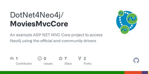 GitHub DotNet4Neo4j MoviesMvcCore An Example ASP NET MVC Core