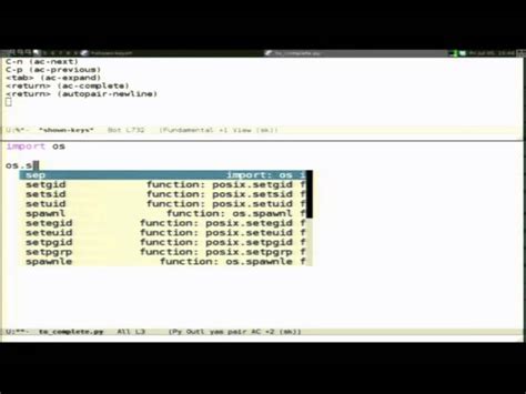 Europython Talk Emacs And Shell As Your Best Friends From Europython