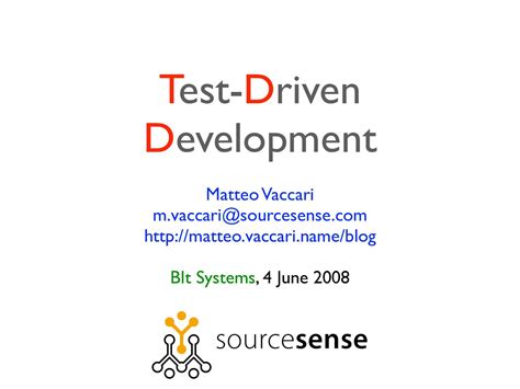 Test Driven Development Speaker Deck