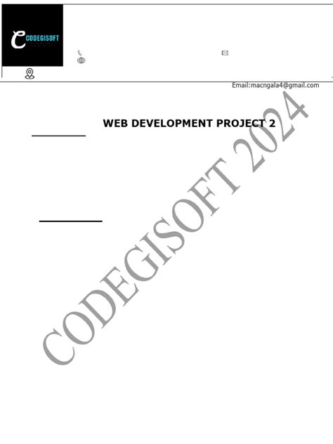 Web Dev Project2 1 Pdf