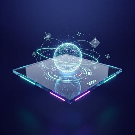 Free Holographic Ai Interface Image Holographic Futuristic