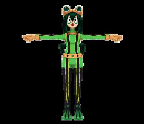 Free Characters And Creatures Stl Download Tsuyu Asui Hero Costumeby