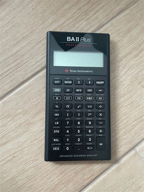 Ba Ii Plus Financial Calculator Mobile Phones Gadgets Other Gadgets On Carousell
