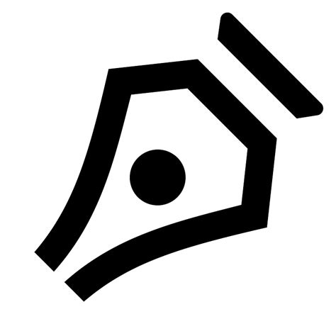 Pen Nib Icon Free Download Transparent Png Creazilla