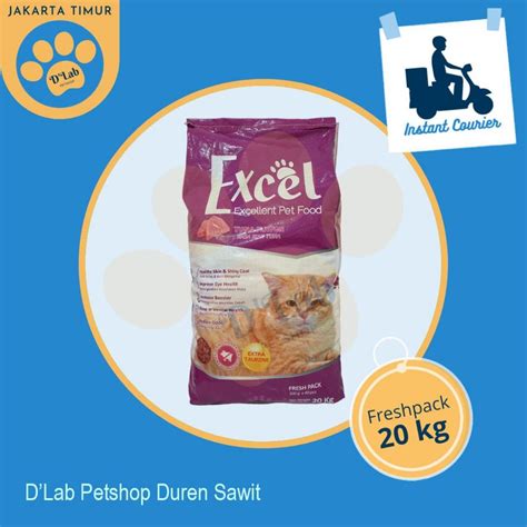 EXCEL Cat Food 20kg D Lab Petshop