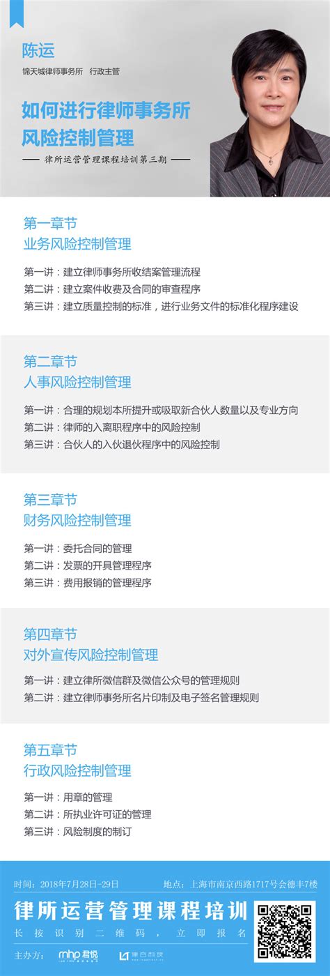 律谷科技陈运律师事务所风险控制管理