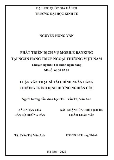 Đề Tài Luận Văn Thạc Sĩ Tài Chính Ngân Hàng Miễn Phí Luận Văn Beta