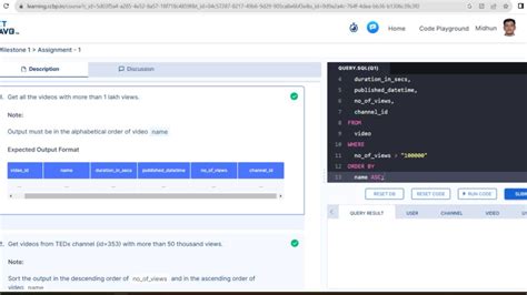 Midhun A On Linkedin 30daysofcode Ccbp Nxtwave Sql