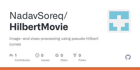 Github Nadavsoreqhilbertmovie Image And Viseo Processing Using