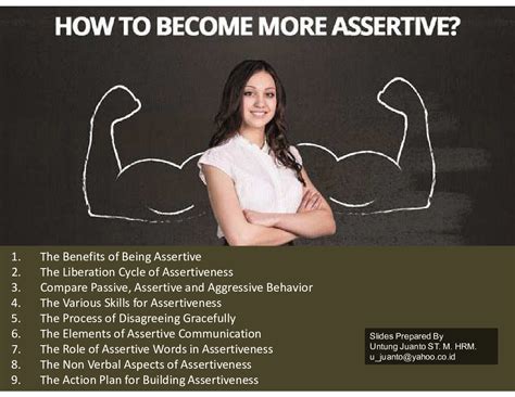 How To Become More Assertive Ppt Slide Deck
