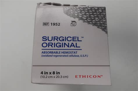 New Ethicon 1952 Surgicel Surgicel Absorbable Hemostats Oxidized