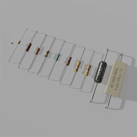 3d Resistor Turbosquid 2193331