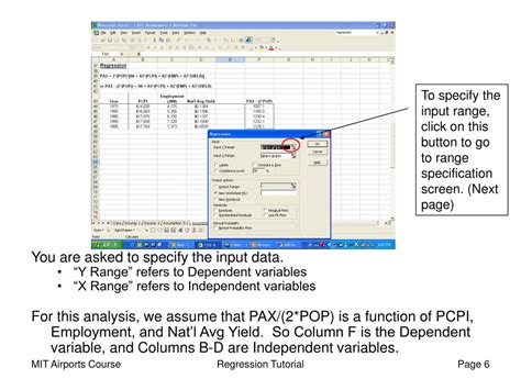 PPT Linear Regression With Excel Brief Tutorial For Forecasting Assignment PowerPoint