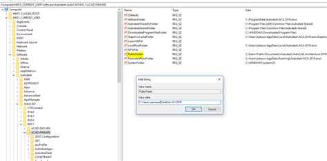 how to set a permanent folder path while opening the drawings in autocad