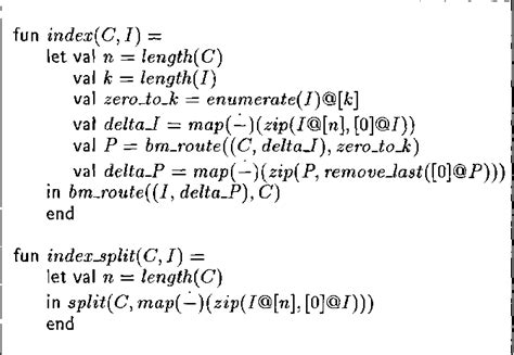 figure 3 from efficient compilation of high level data parallel