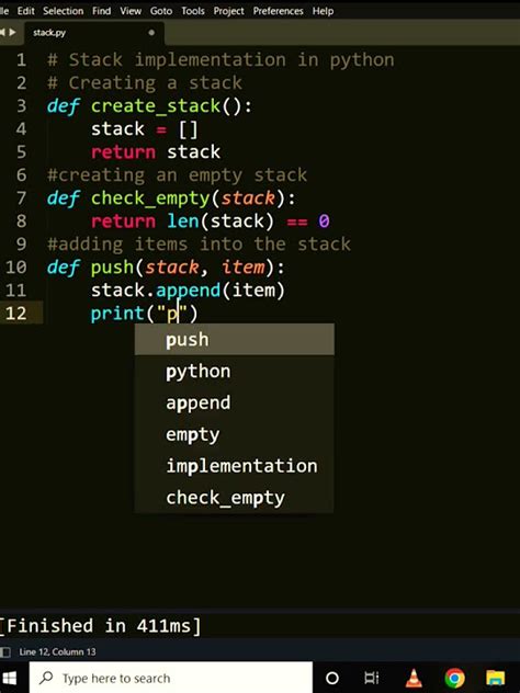 8 Stack Implement On Pythonpython Program For Beginnersnetworkingseries2shorts