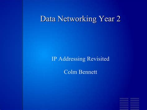 Ip Adressing Intro Ppt