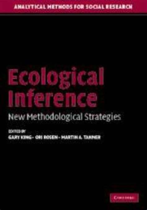 Ecological Inference 9780521835138 King Gary Boeken Bol