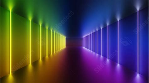 Technology Science Wall Electronics Horn Spectrum Geometric Fashion 3d Powerpoint Background For