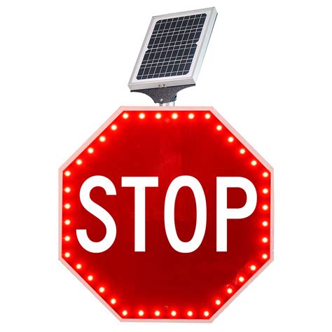 LED Flashing Stop Signs Discount Large Selection