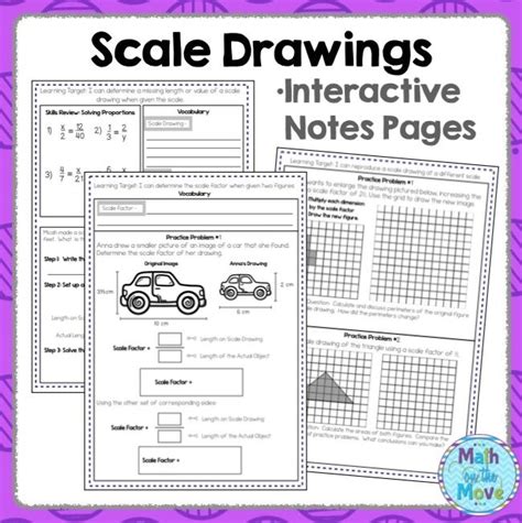 Scale Drawings Notes And Practice 7 G 1 Artofit