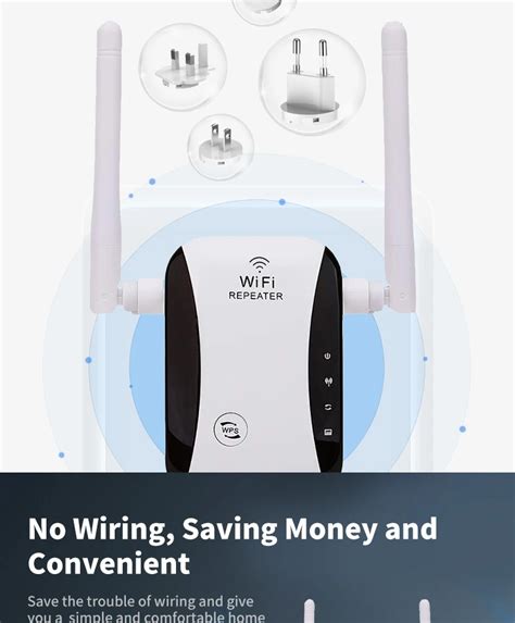 Kp300 New 300mbps Wifi Repeater Vary Extender Booster With Free Plug Antennas Workhomeshop