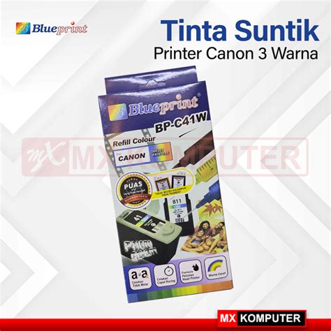 Jual Tinta Suntik Refill Blueprint Canon Warna Color Shopee Indonesia
