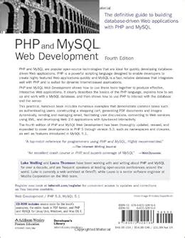 Php And Mysql Web Development Th Edition Luke Welling Laura Thomson Amazon