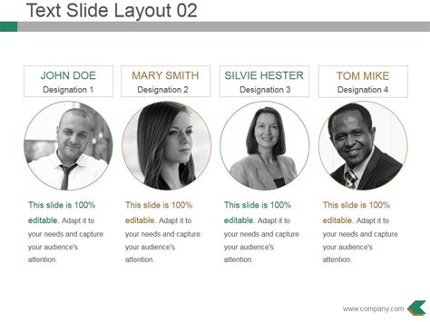 Text Slide Layout Template 2 Ppt Powerpoint Presentation Ideas Graphic Tips